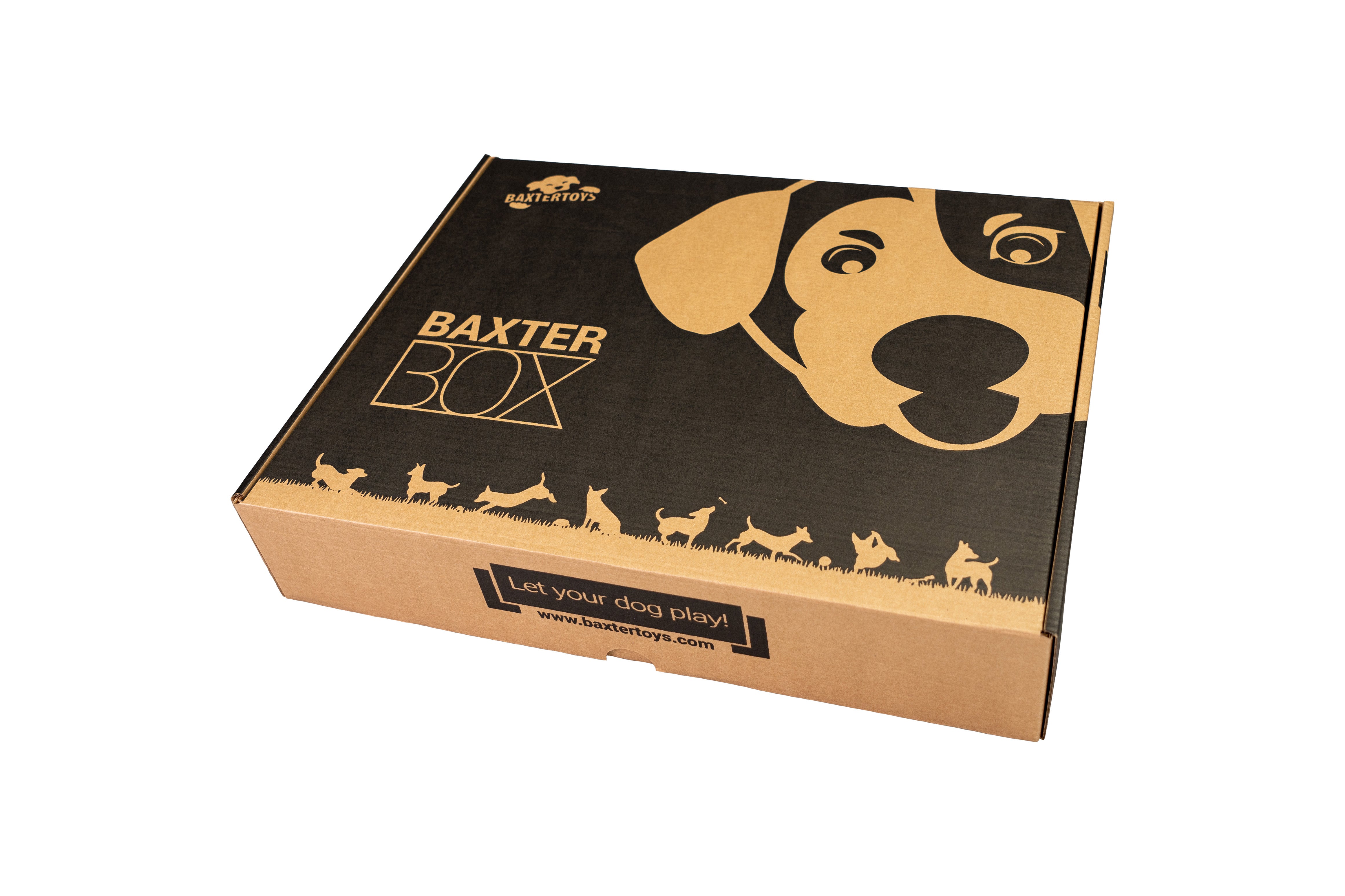 Baxter Box // Box mit 20 Hundespielzeugen // MADE IN EUROPE ...